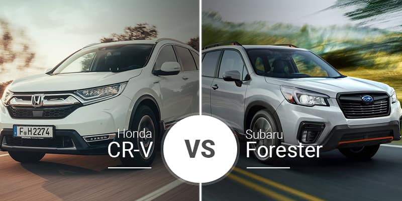 Honda Cr V Versus Subaru Forester